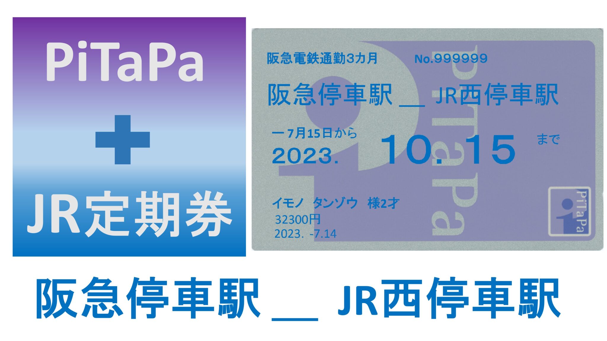 PiTaPa定期券をJR西日本定期と一枚で作る | ポッタブグリーン